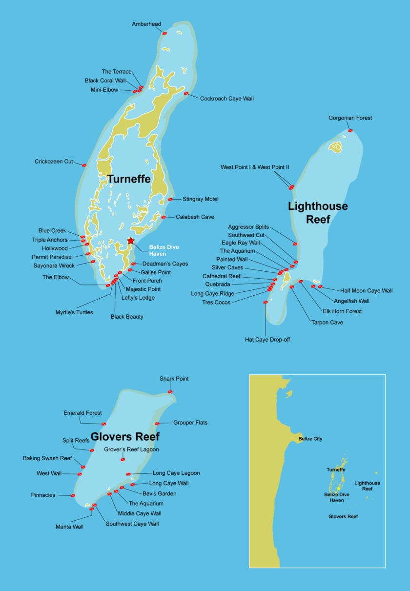 Best Dive Sites in Belize - Belize Dive Haven Resort